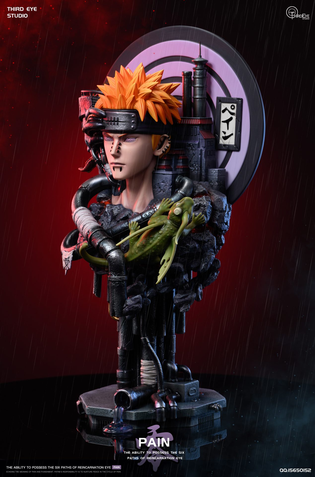 【Pre-order】Six Paths of Pain Bust GK Resin Statue 1/3 Scale Third Eye ...
