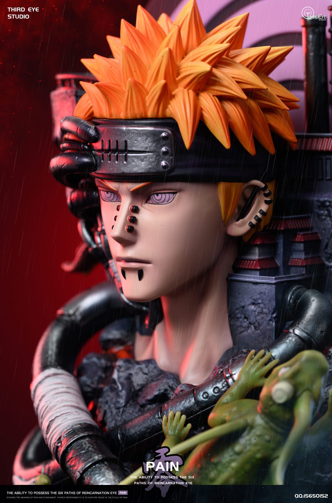 【Pre-order】Six Paths of Pain Bust GK Resin Statue 1/3 Scale Third Eye ...