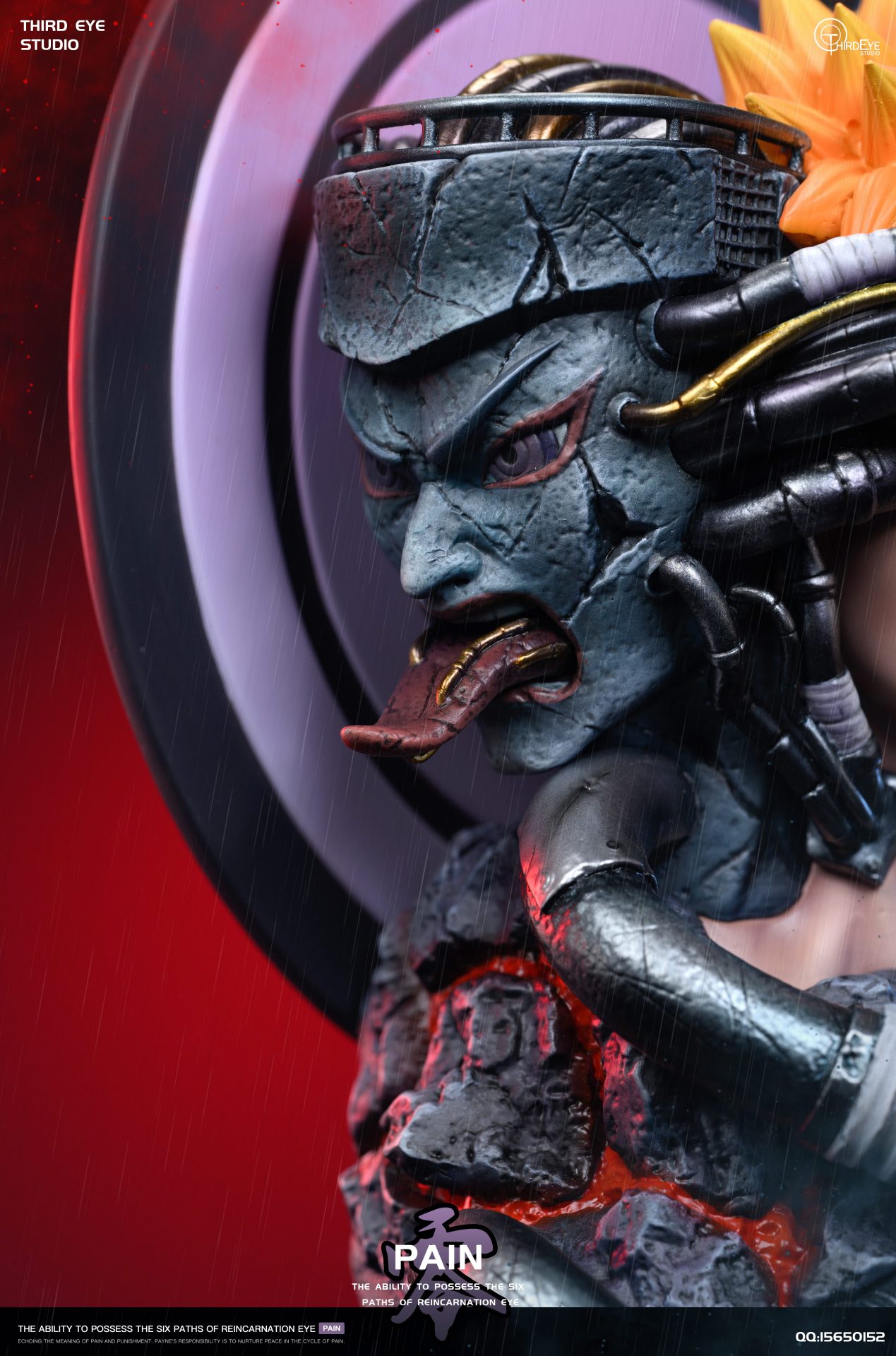 【Pre-order】Six Paths of Pain Bust GK Resin Statue 1/3 Scale Third Eye ...