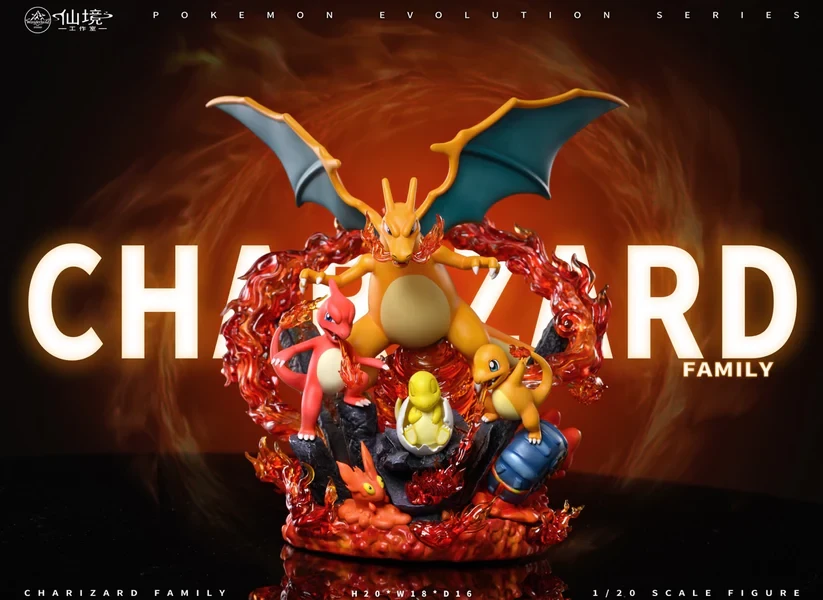【Pre-order】Charizard Evolution Series GK Resin Statue 1/20 Scale ...