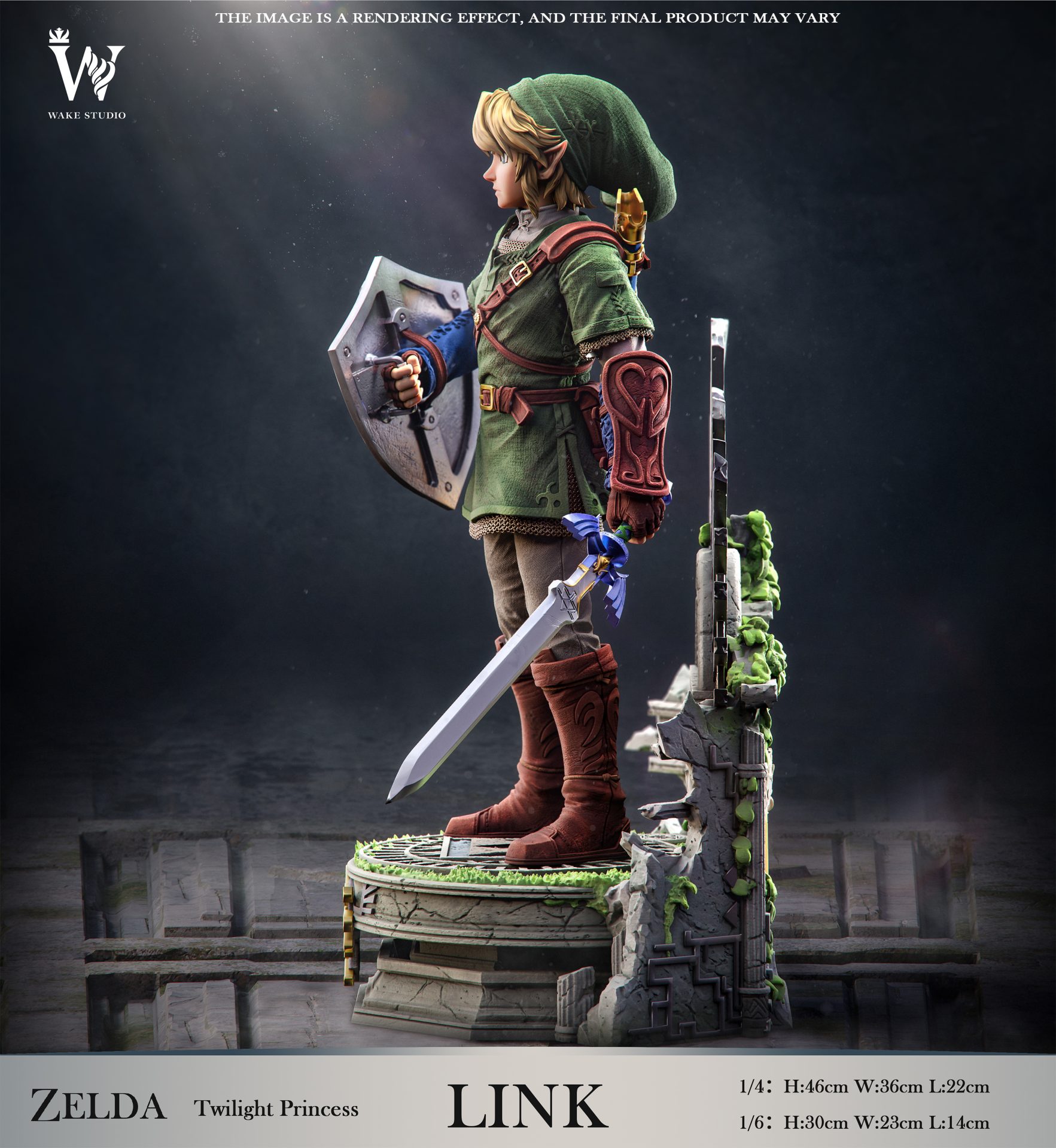 【Pre-order】The Legend of Zelda Twilight Link GK Resin Statue 1/4 & 1/6 ...