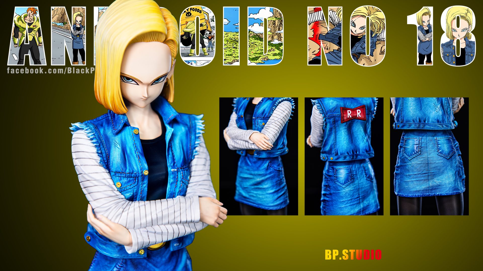 【Pre-order】Dragon Ball Z Android 18 GK Resin Statue 1/6 & 1/4 Scale BP ...