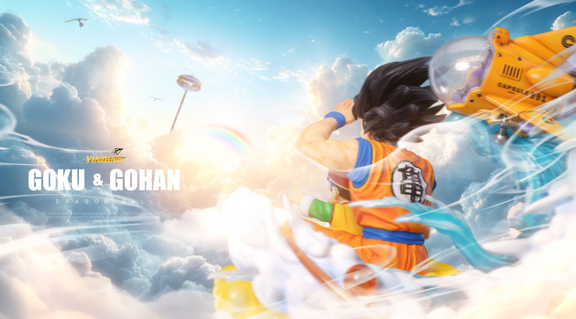 【Pre-order】Dragon Ball Z Nimbus Goku GK Resin Statue Engine Studio ...