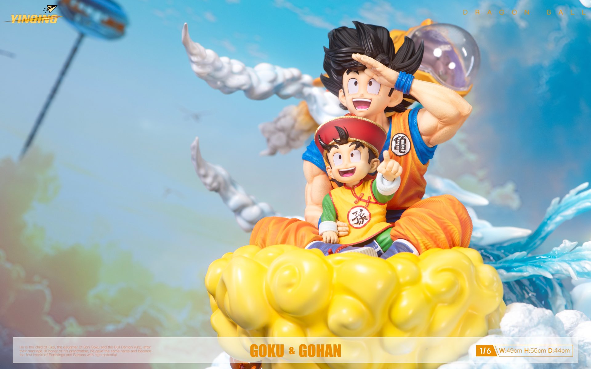 【Pre-order】Dragon Ball Z Nimbus Goku GK Resin Statue Engine Studio ...