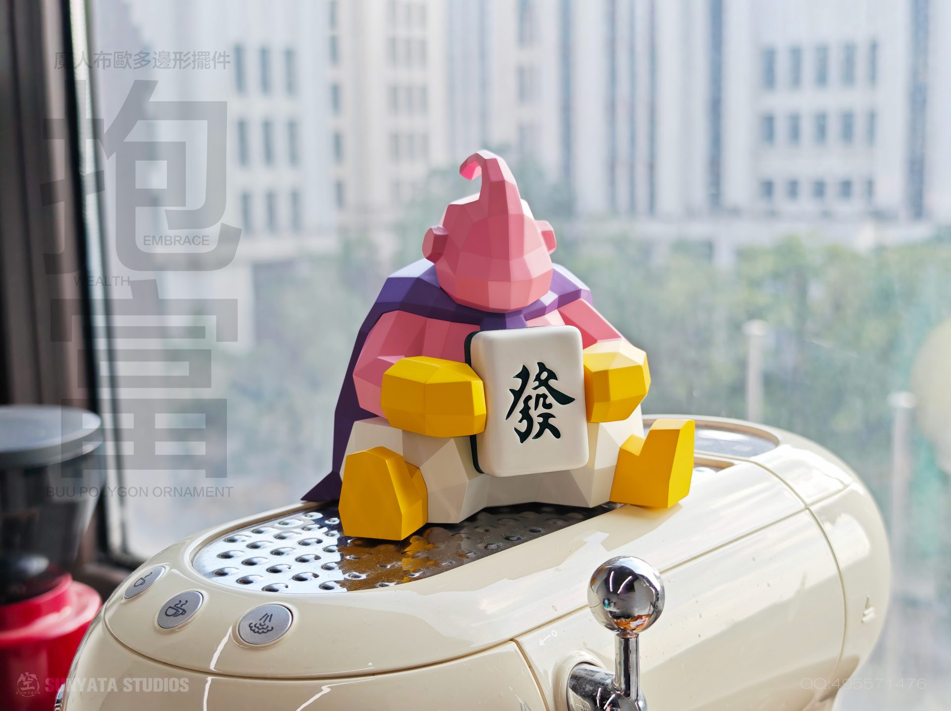 【Pre-order】Dragon Ball Z Buu Polygon Ornament GK Resin Statue SUNYATA ...