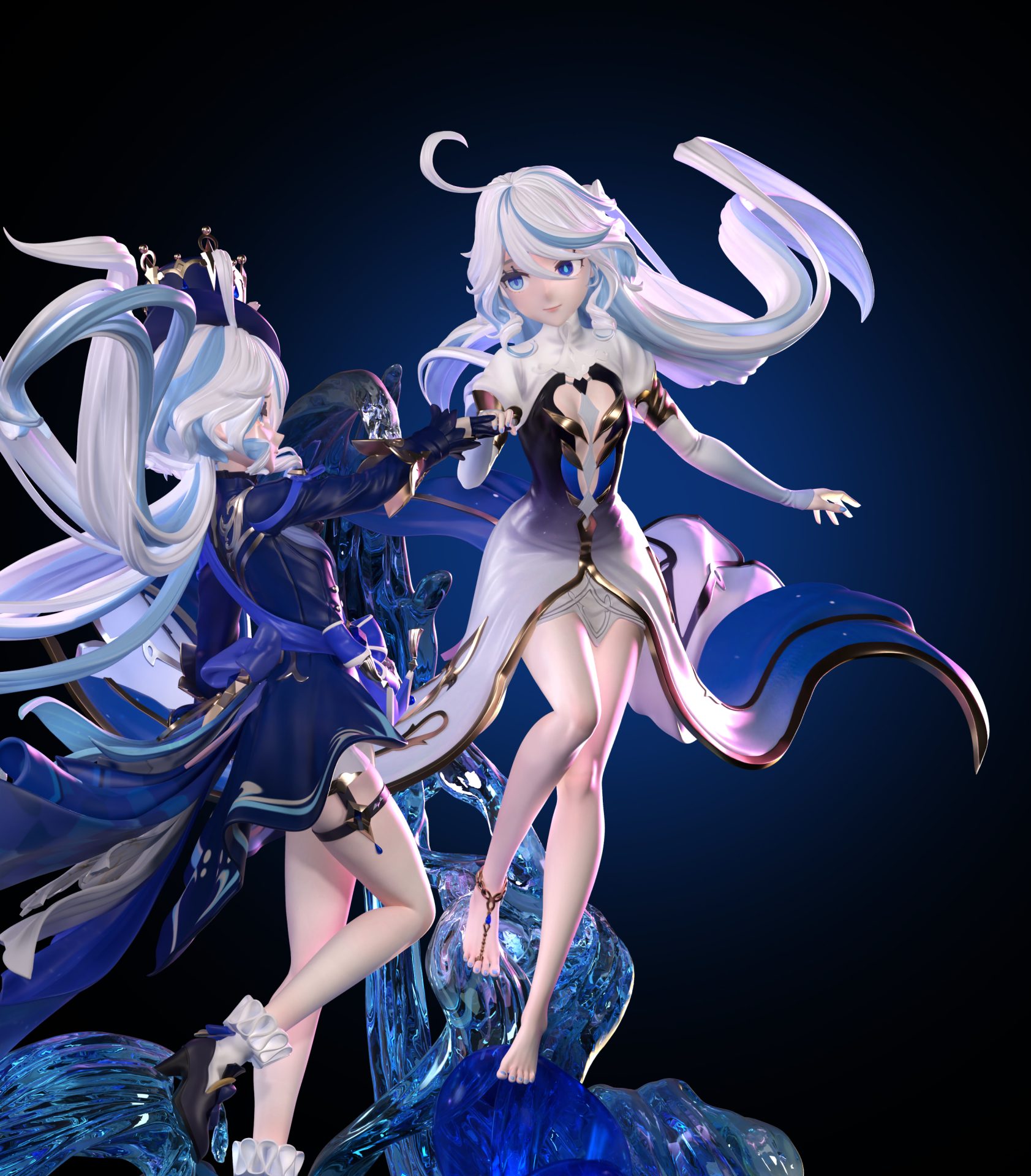 【Pre-order】Genshin Impact Furina/Focalors GK Resin Statue 1/6 Scale ...