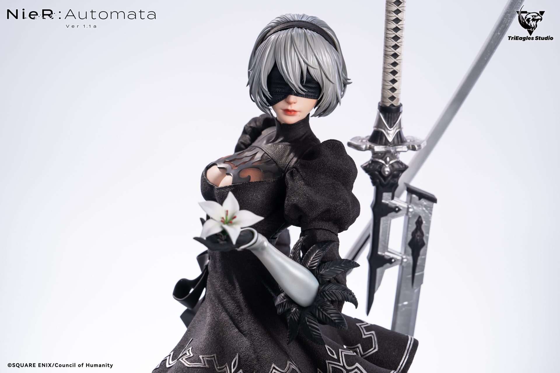 【Pre-order】NieR: Automata 2B Licensed Resin Statue 1/4 Scale Trieagles Studio - Nier Automata ...