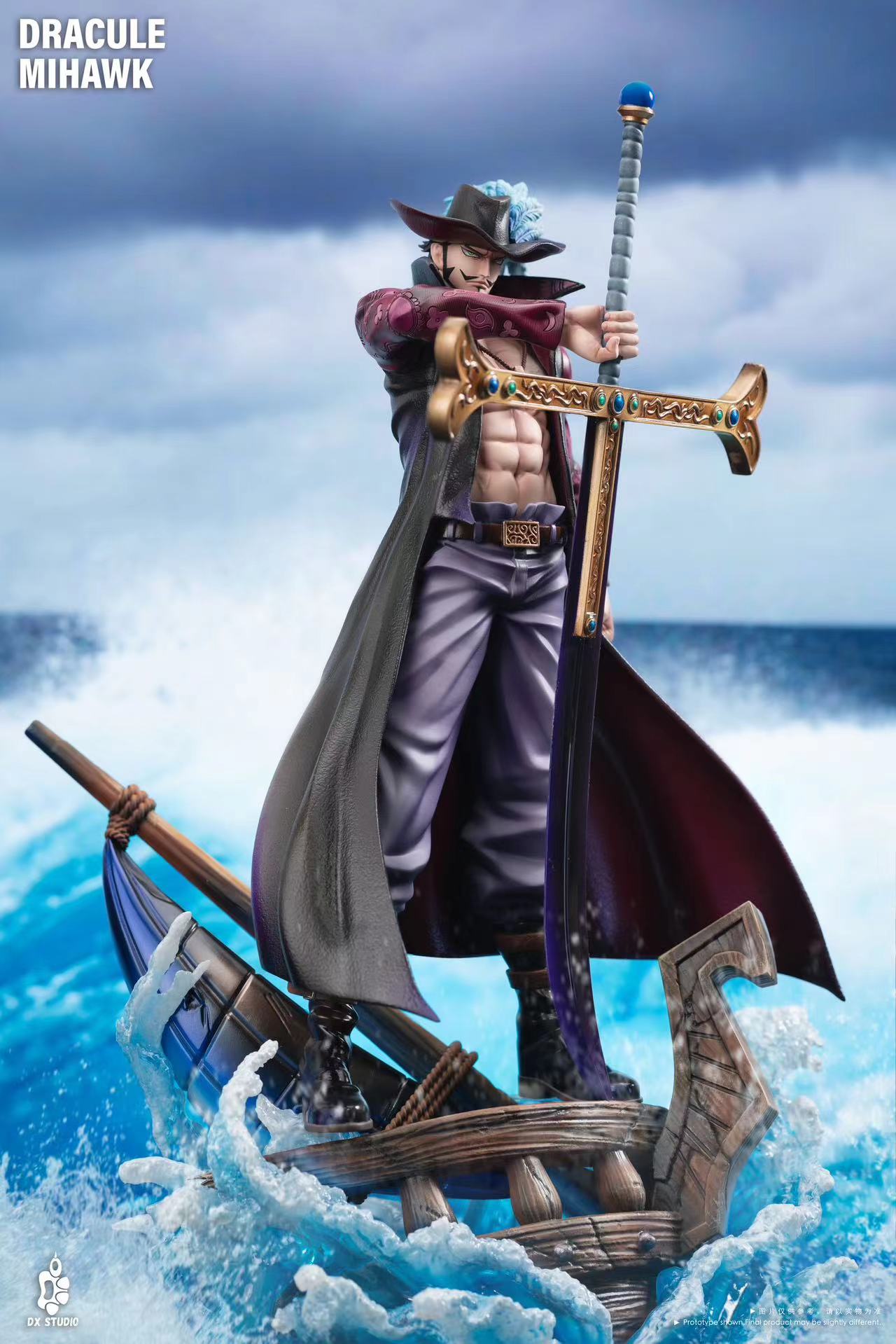 【Pre-order】One Piece Dracule Mihawk GK Resin Statue DX Studio - One ...