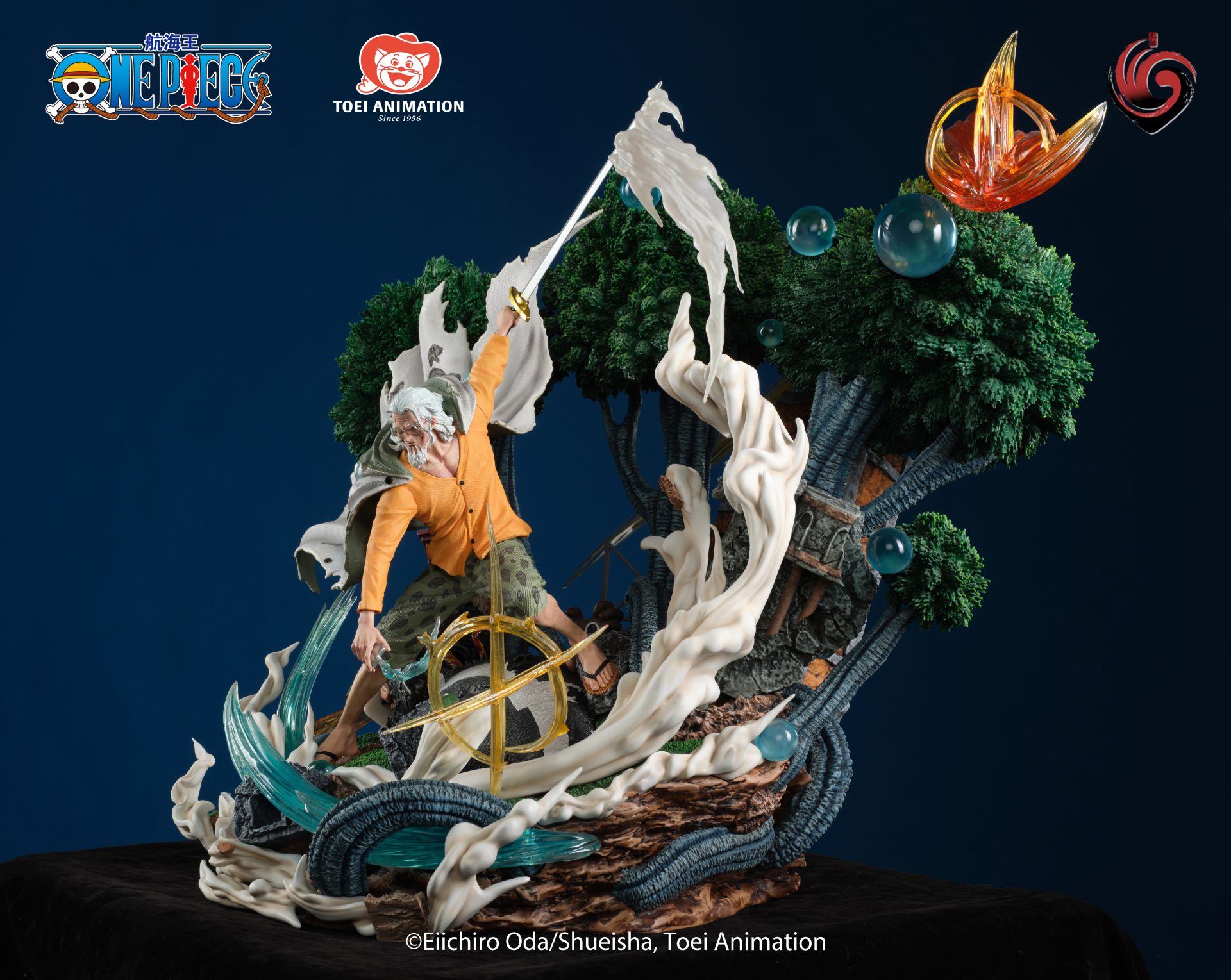 【Pre-order】One Piece Silvers Rayleigh Licensed Statue 1/6 Scale Revive ...