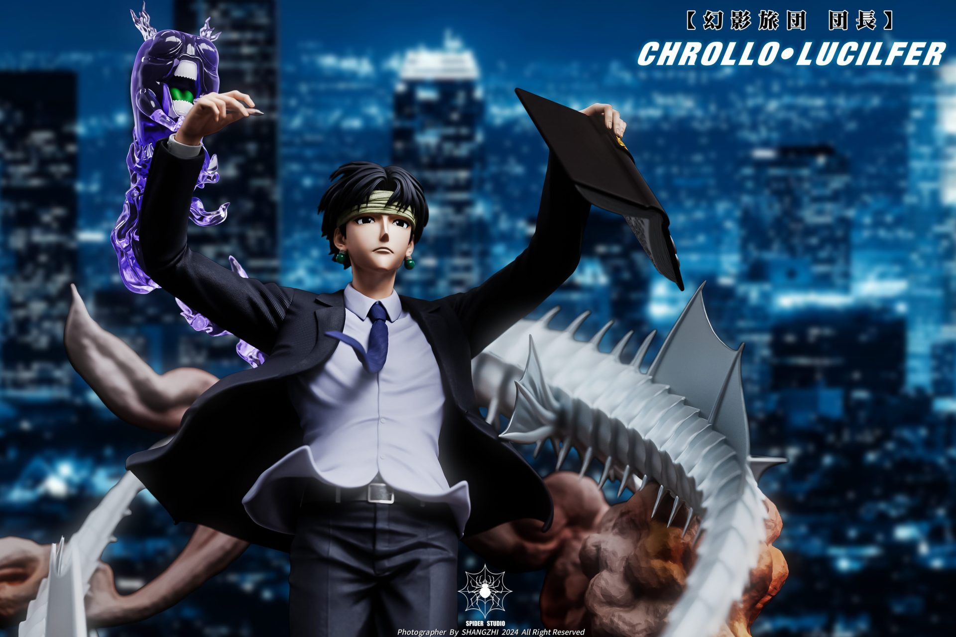 【Pre-order】Hunter x Hunter Chrollo Lucilfer GK Resin Statue 1/6 & 1/4 ...