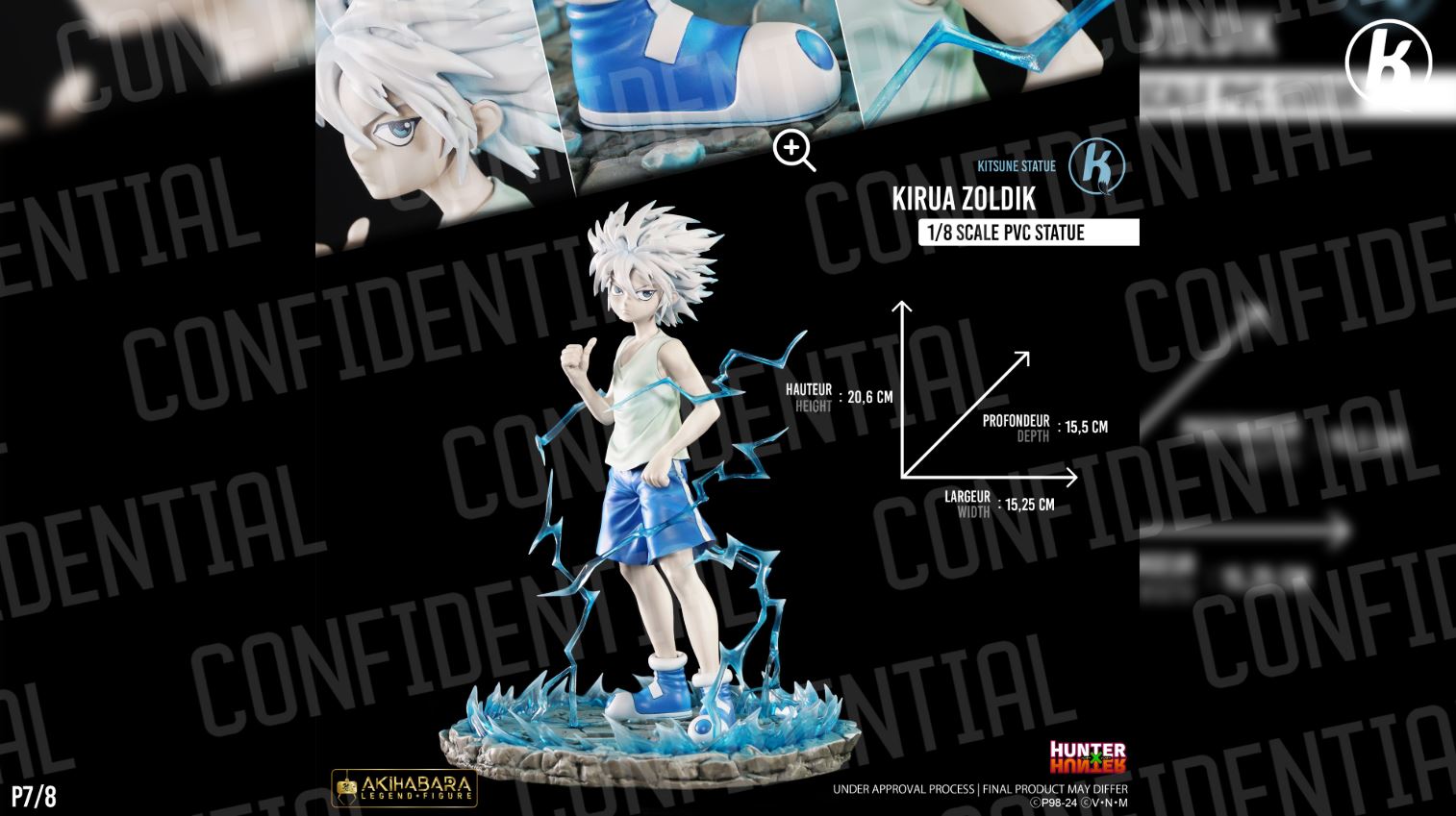 【Pre-order】Hunter x Hunter Killua GK Resin Statue 1/8 Scale Kitsune ...