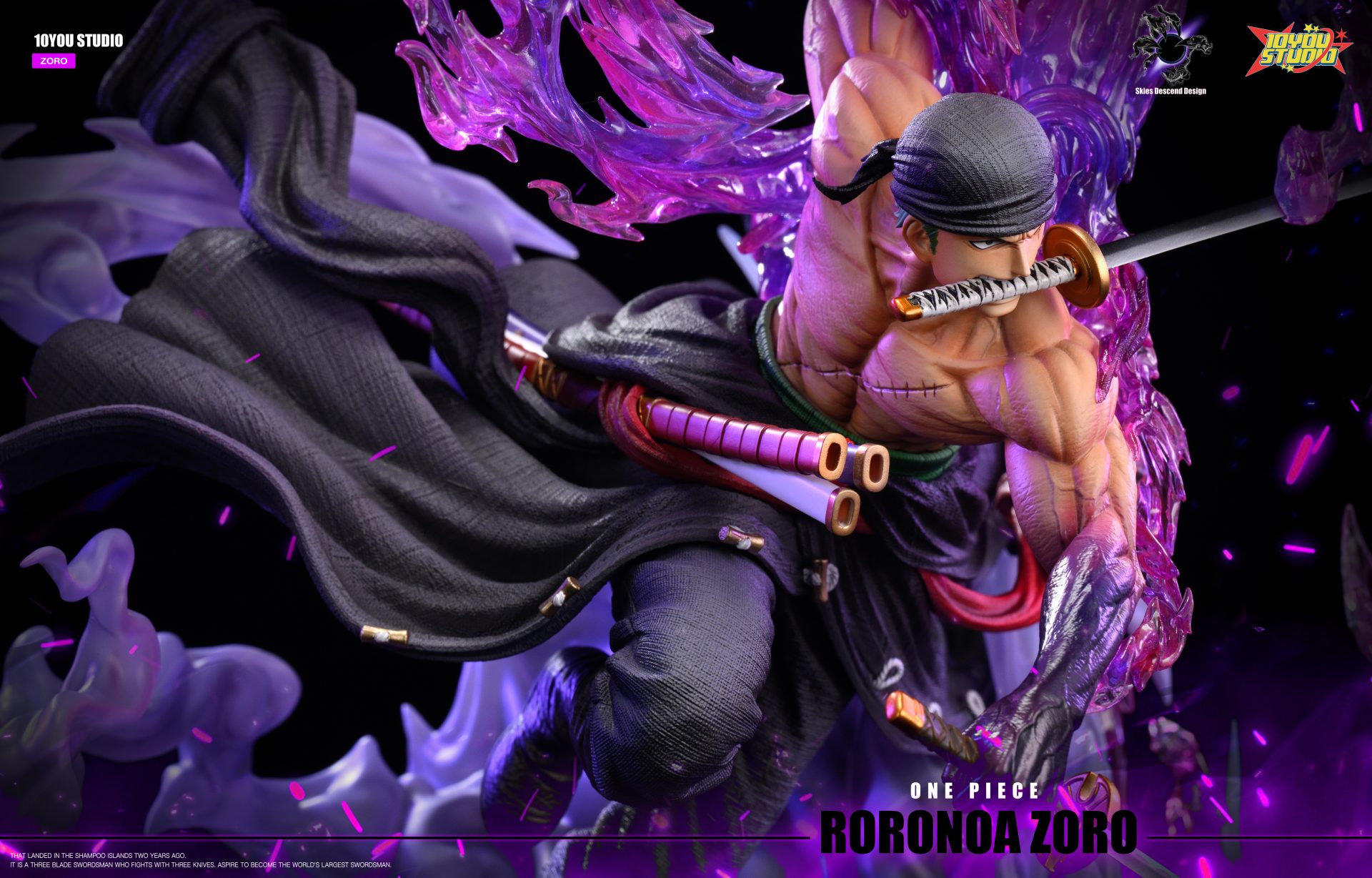 【Pre-order】One Piece Zoro GK Resin Statue 10YOU Studio - One Piece ...