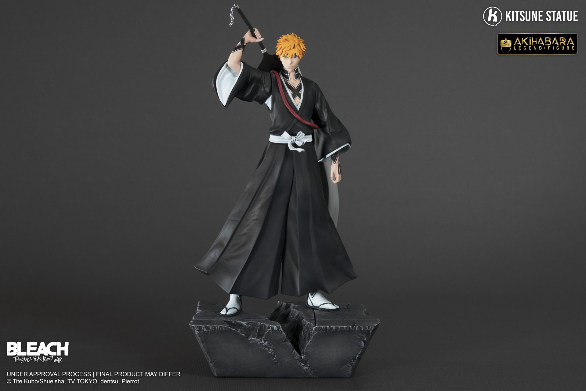 【Pre-order】Bleach Ichigo PVC Statue 1/8 Scale Kitsune Studio - Bleach ...