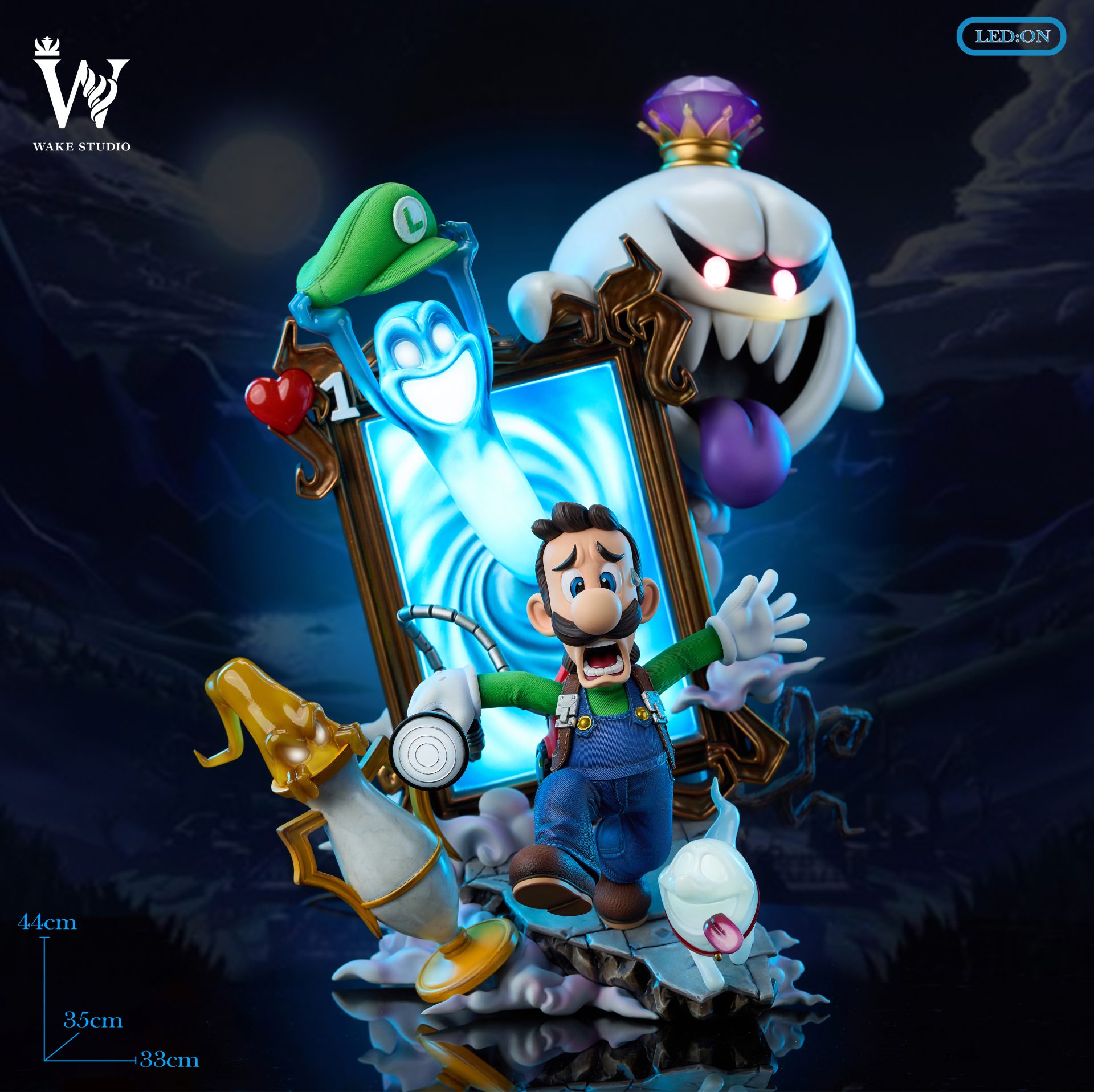 【Pre-order】Nintendo Wake Studio Luigi's Mansion GK Resin Statue ...