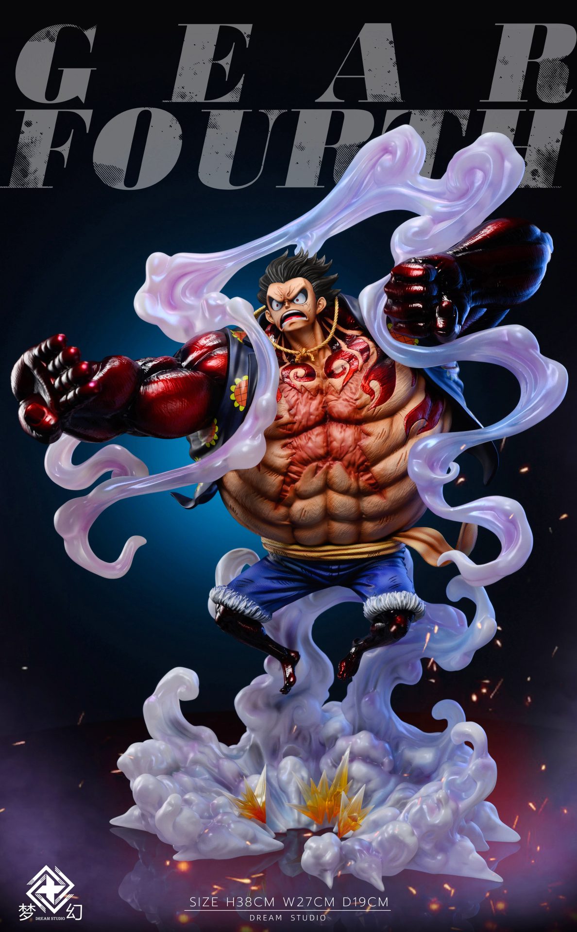 【Pre-order】One Piece Luffy Gear 4 GK Resin Statue POP Scale Dream ...