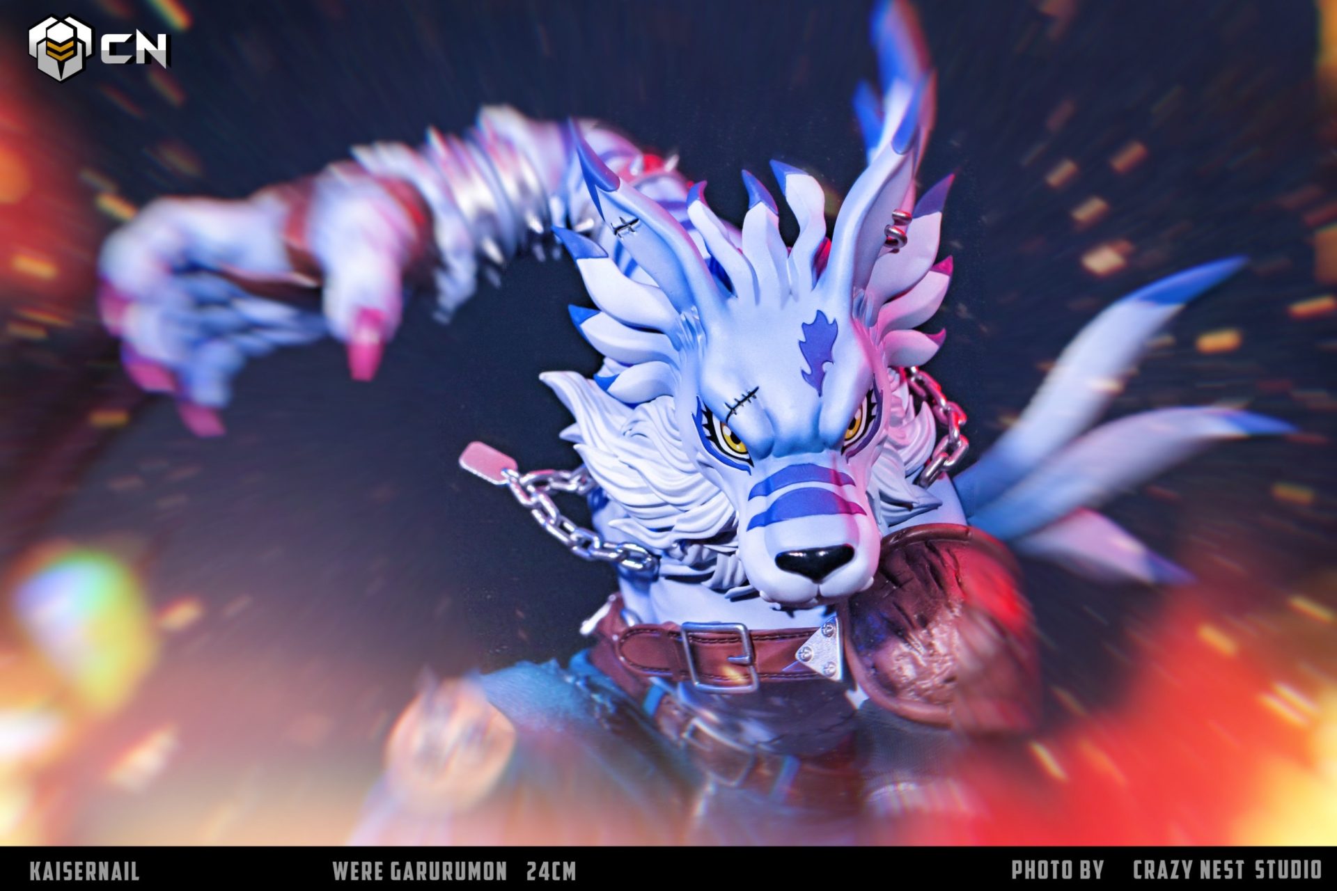 【Pre-order】Digimon Were Garurumon GK Resin Statue Crazy Nest Studio ...