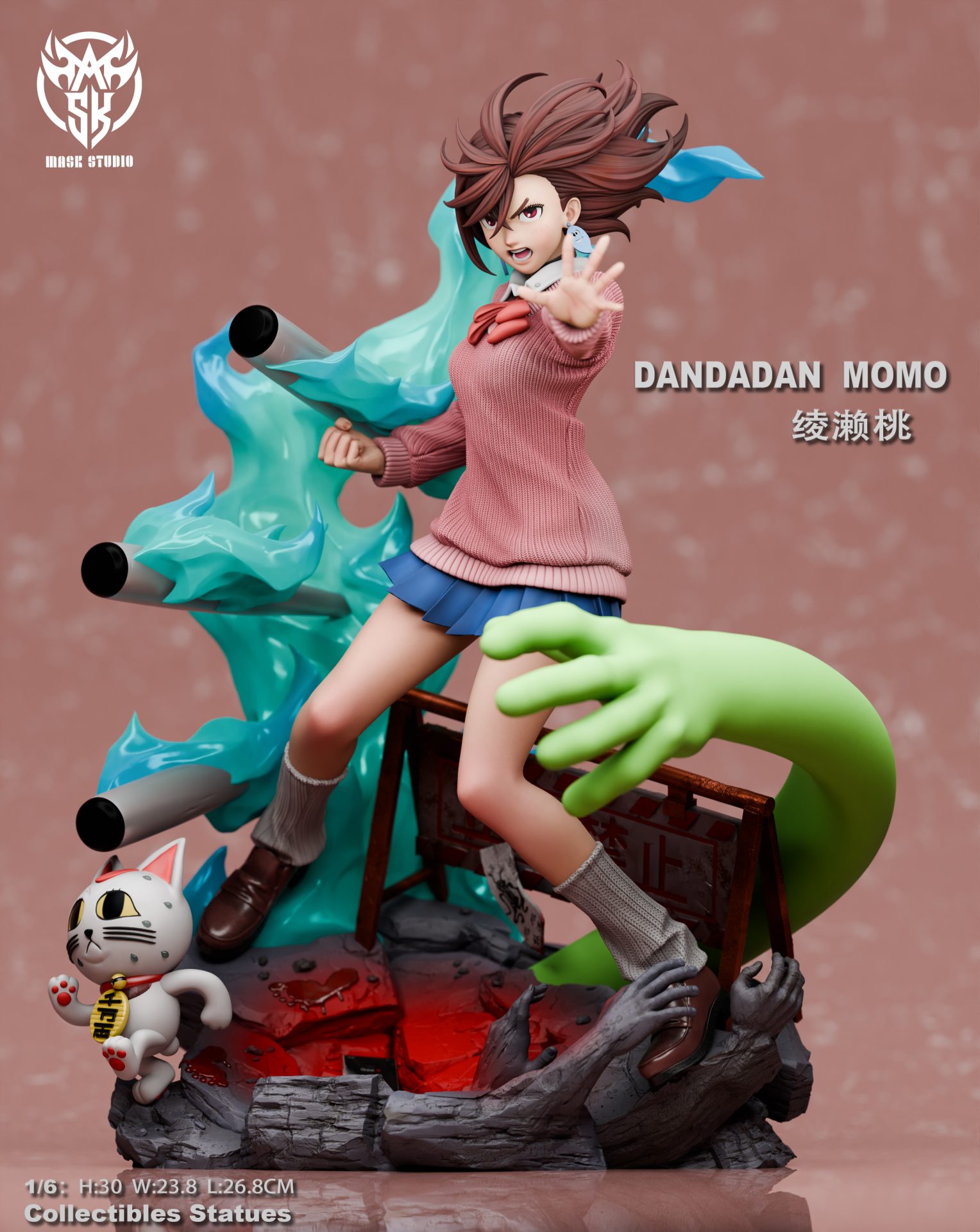 【Pre-order】Dandadan Momo Ayase GK Resin Statue 1/6 Scale Mask Studio ...