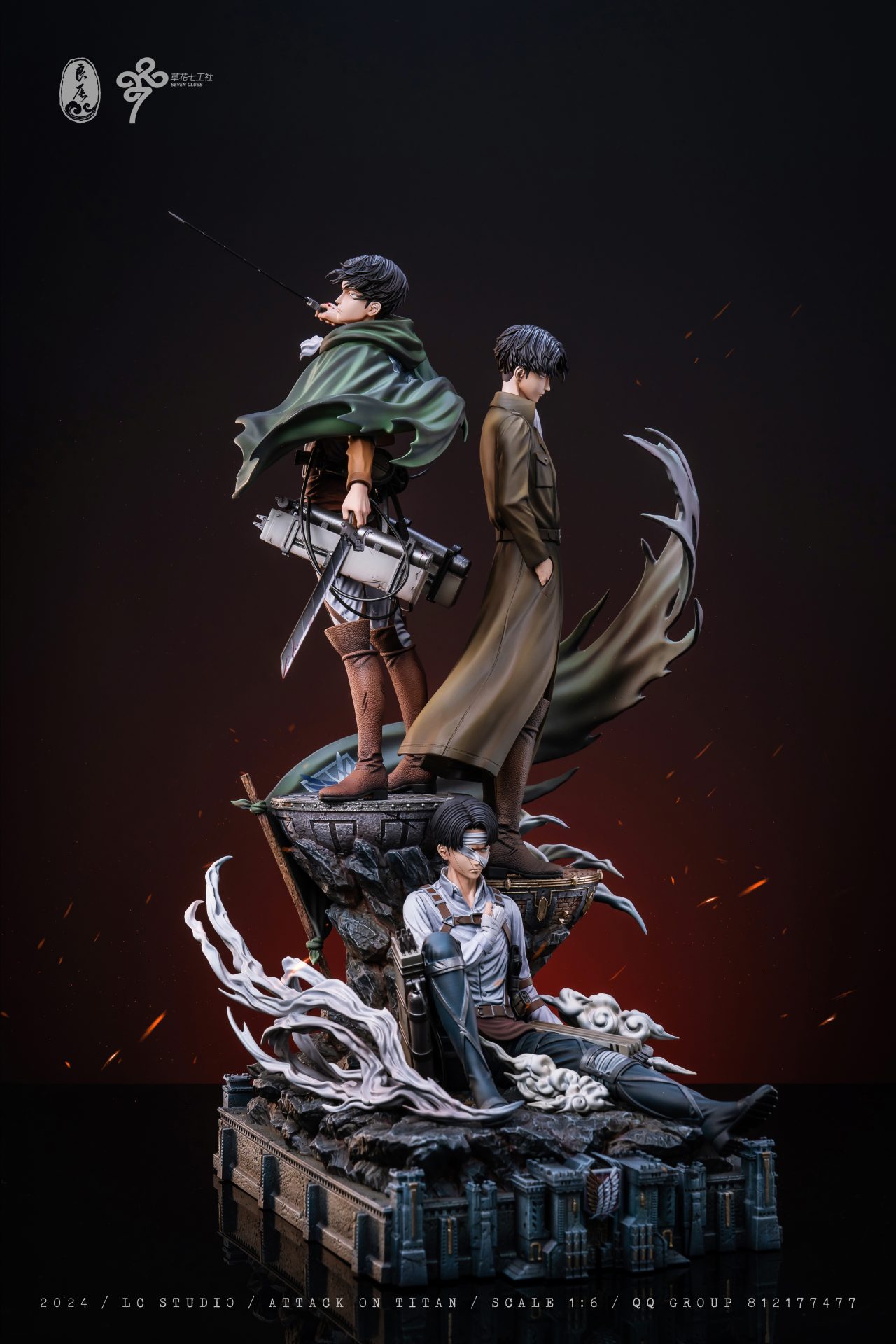 【Pre-order】AOT Series Memories of Levi Ackerman GK Resin Statue 1/6 ...