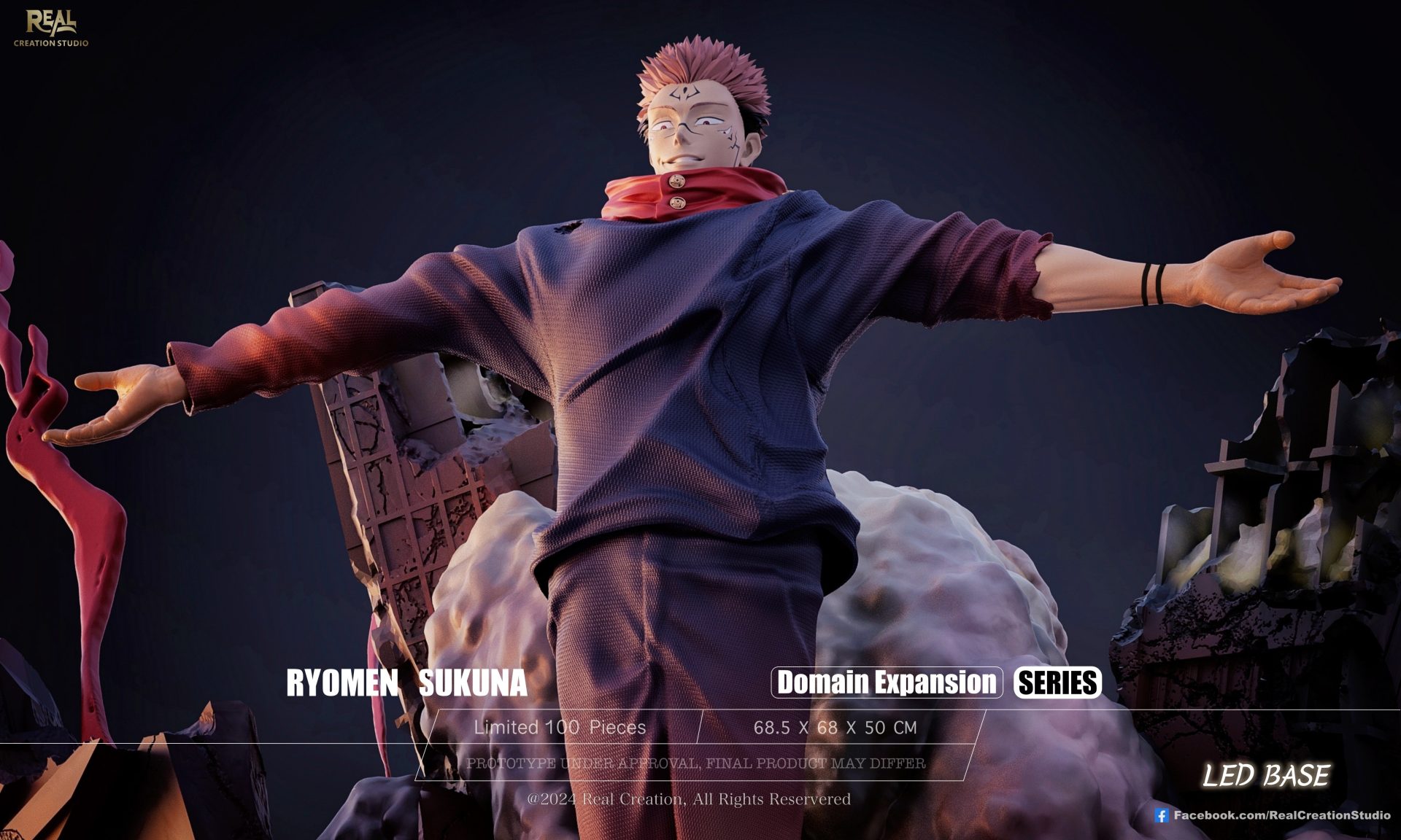 【Pre-order】Ryomen Sukuna GK Statue Resin Real Creation Studio ...