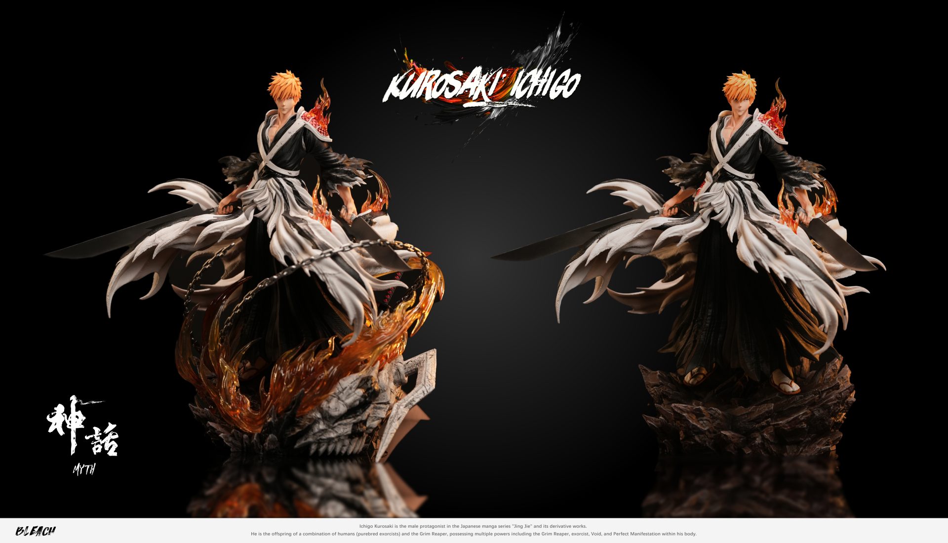 【Pre-order】Ichigo Kurosaki Resin Statue 1/6 Scale Myth Studio - Bleach ...