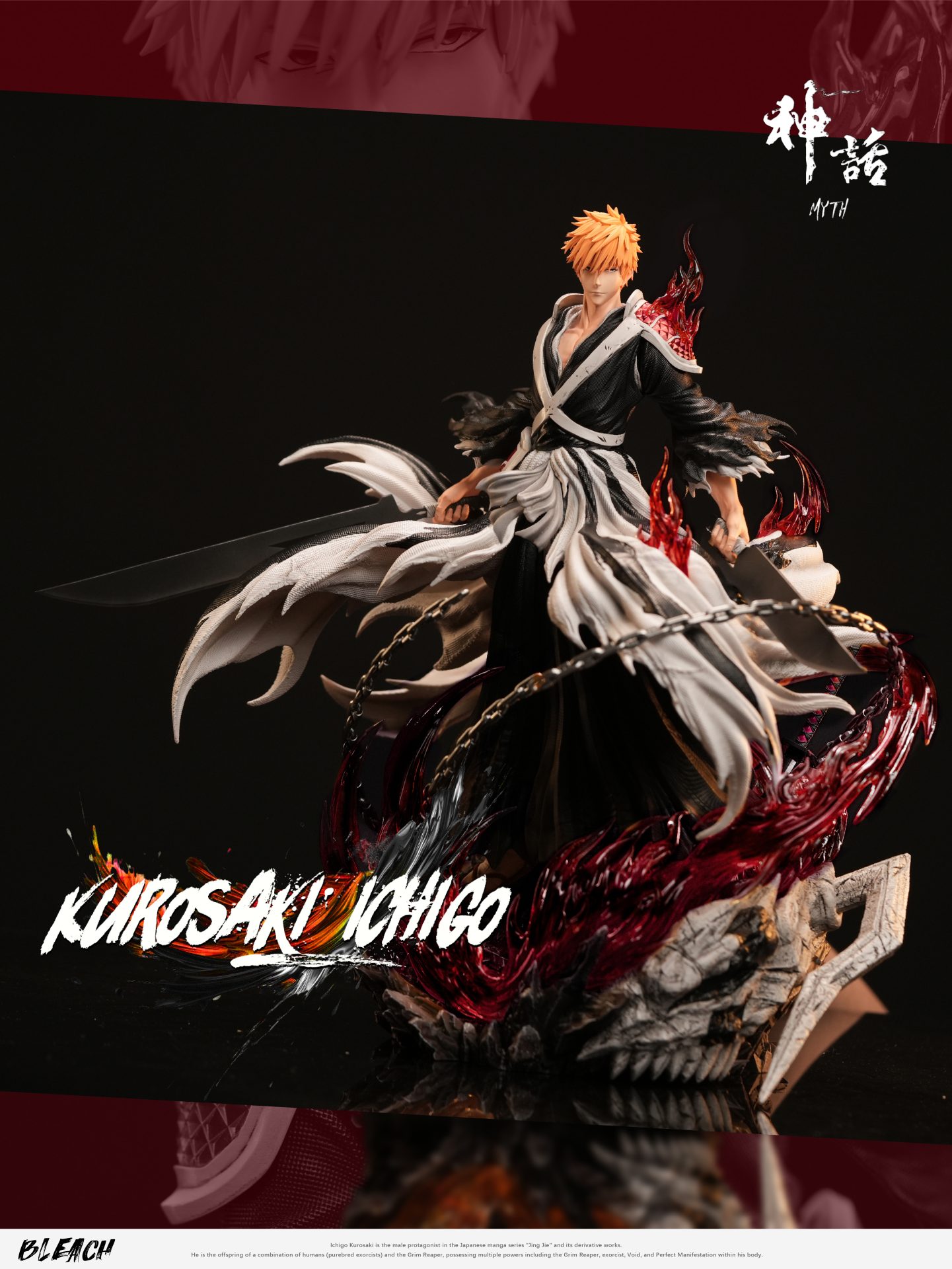 【Pre-order】Ichigo Kurosaki Resin Statue 1/6 Scale Myth Studio - Bleach ...