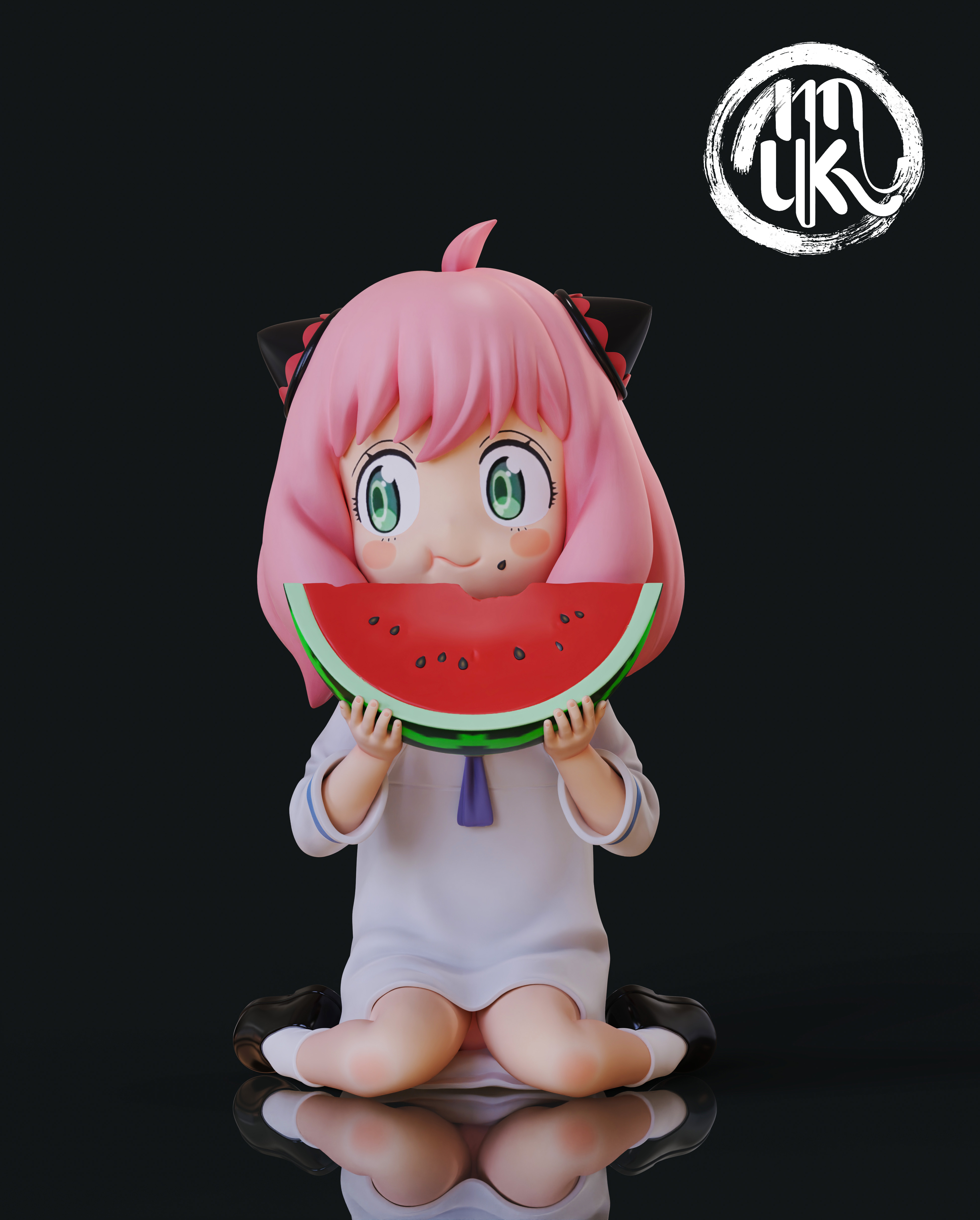 【Pre-order】Aniya Eating Watermelon Resin Statue 1/6 Scale MoKu Studio ...