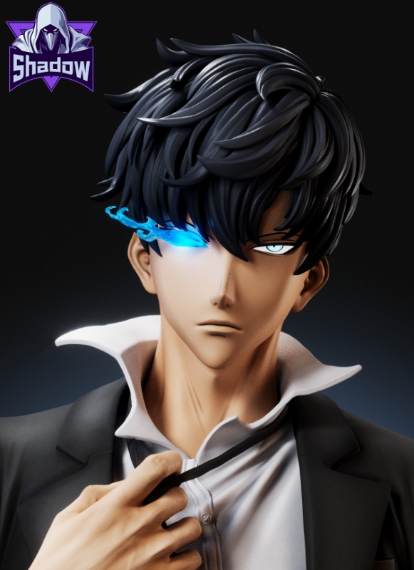 【Pre-order】Solo Leveling Sung Jinwoo Resin Statue Shadow Studio - Solo ...