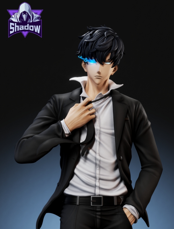 【Pre-order】Solo Leveling Sung Jinwoo Resin Statue Shadow Studio - Solo ...