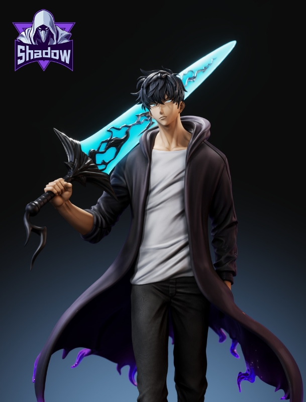 【Pre-order】Solo Leveling Sung Jinwoo Resin Statue Shadow Studio - Solo ...