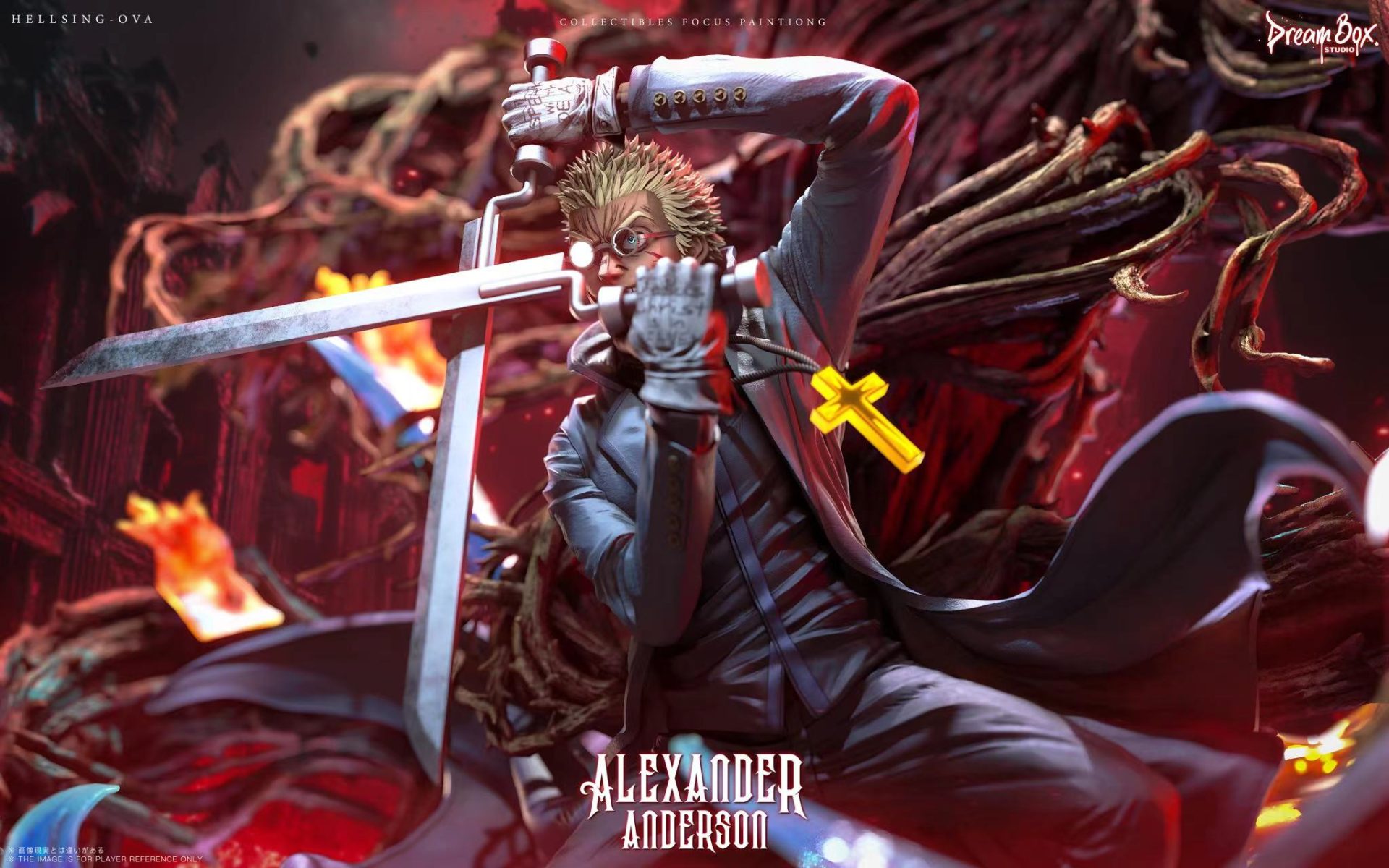 【Pre-order】Hellsing Alexander Anderson Resin Statue Dream Box Studio ...
