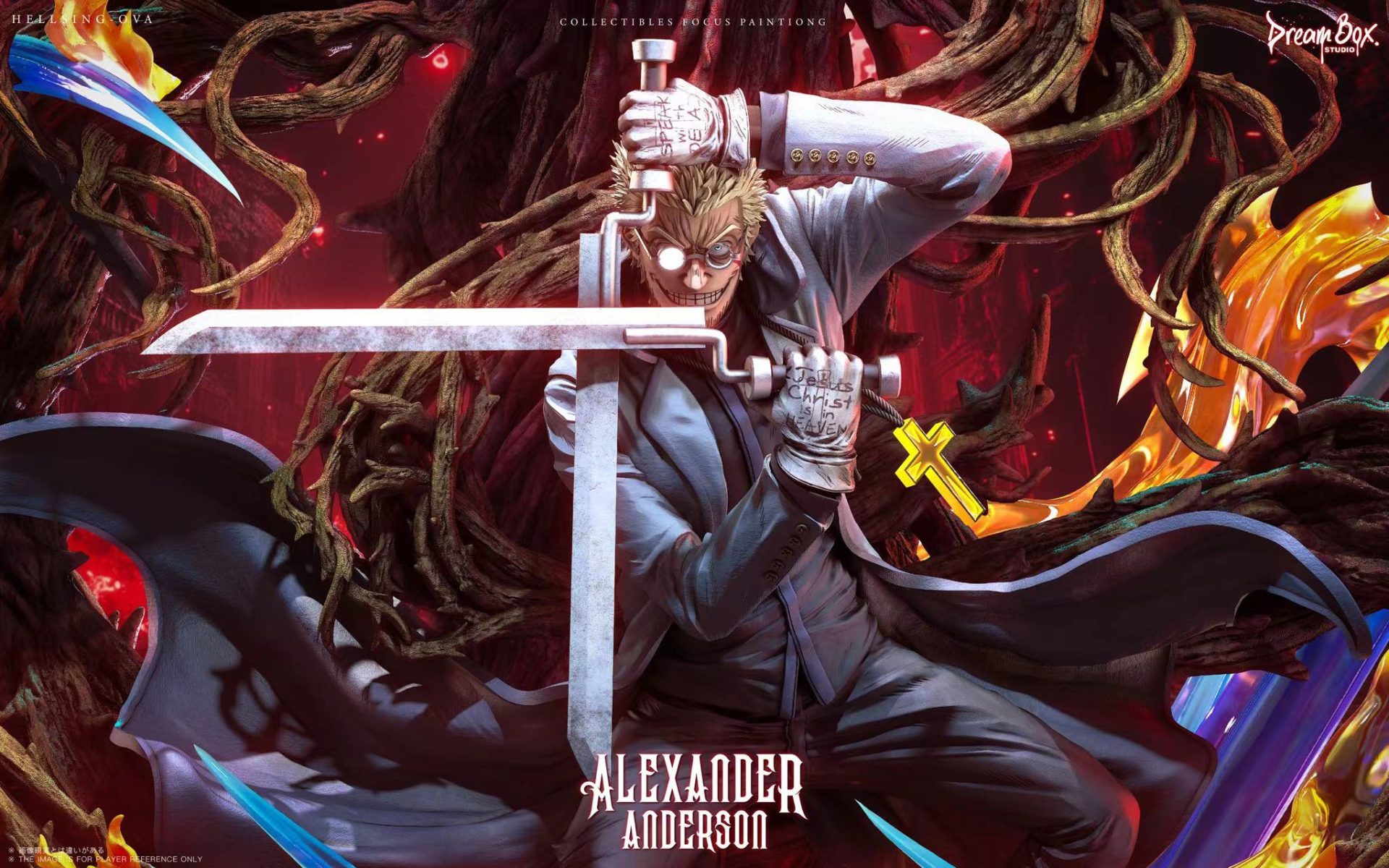 【Pre-order】Hellsing Alexander Anderson Resin Statue Dream Box Studio ...