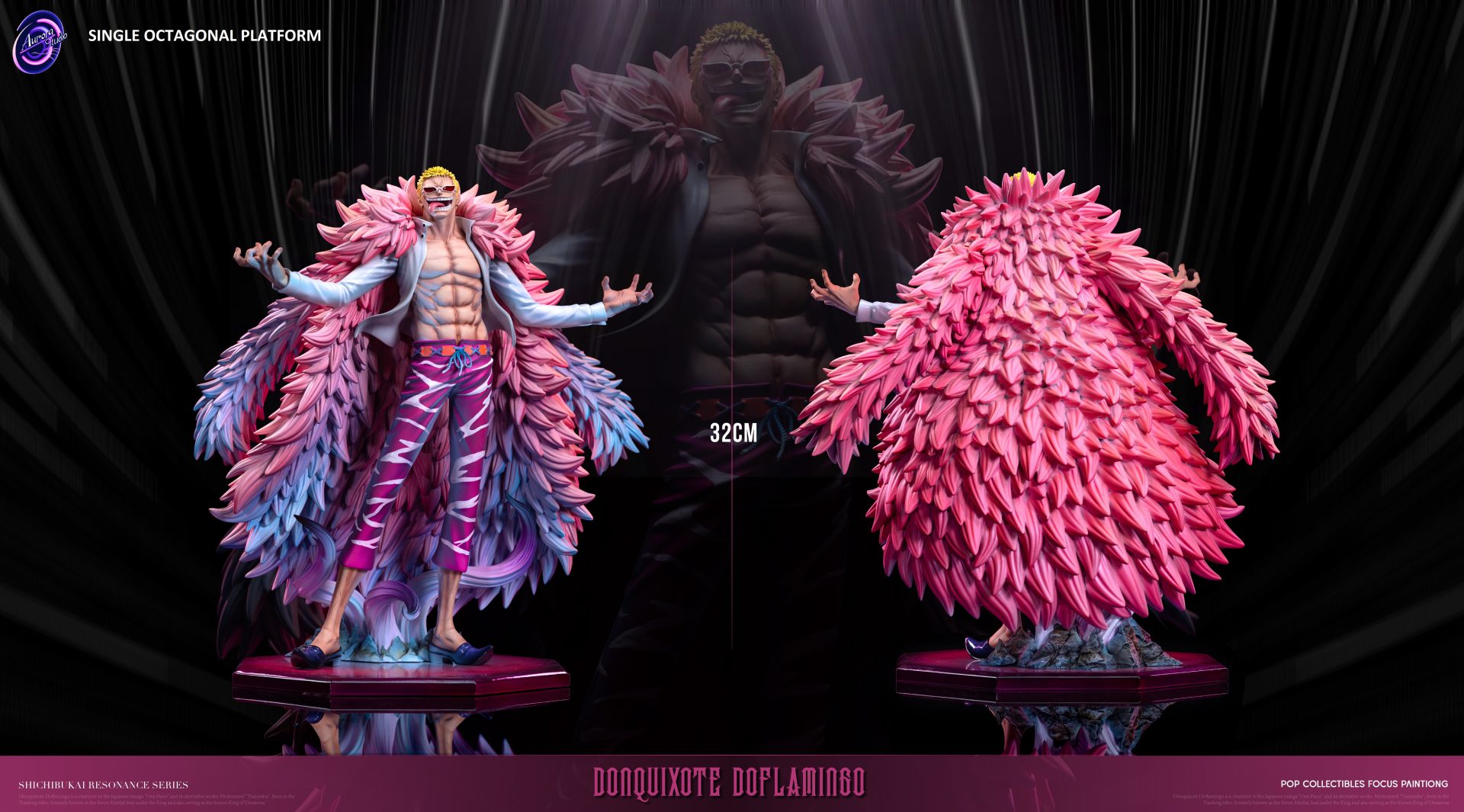 【Pre-order】Aurora Studio POP One Piece Donquixote Doflamingo Resin ...