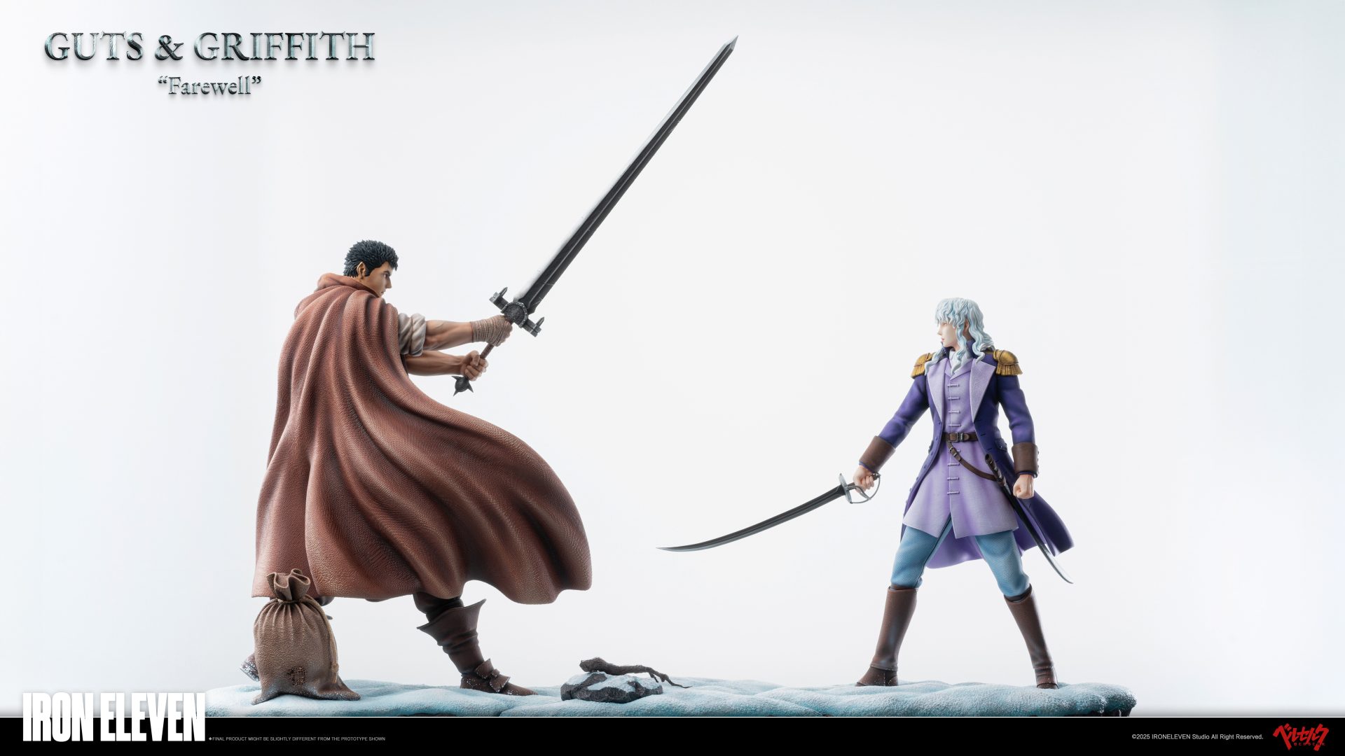 【Pre-order】Iron Eleven Studio 1/6 Scale Berserk Guts & Griffith Resin ...