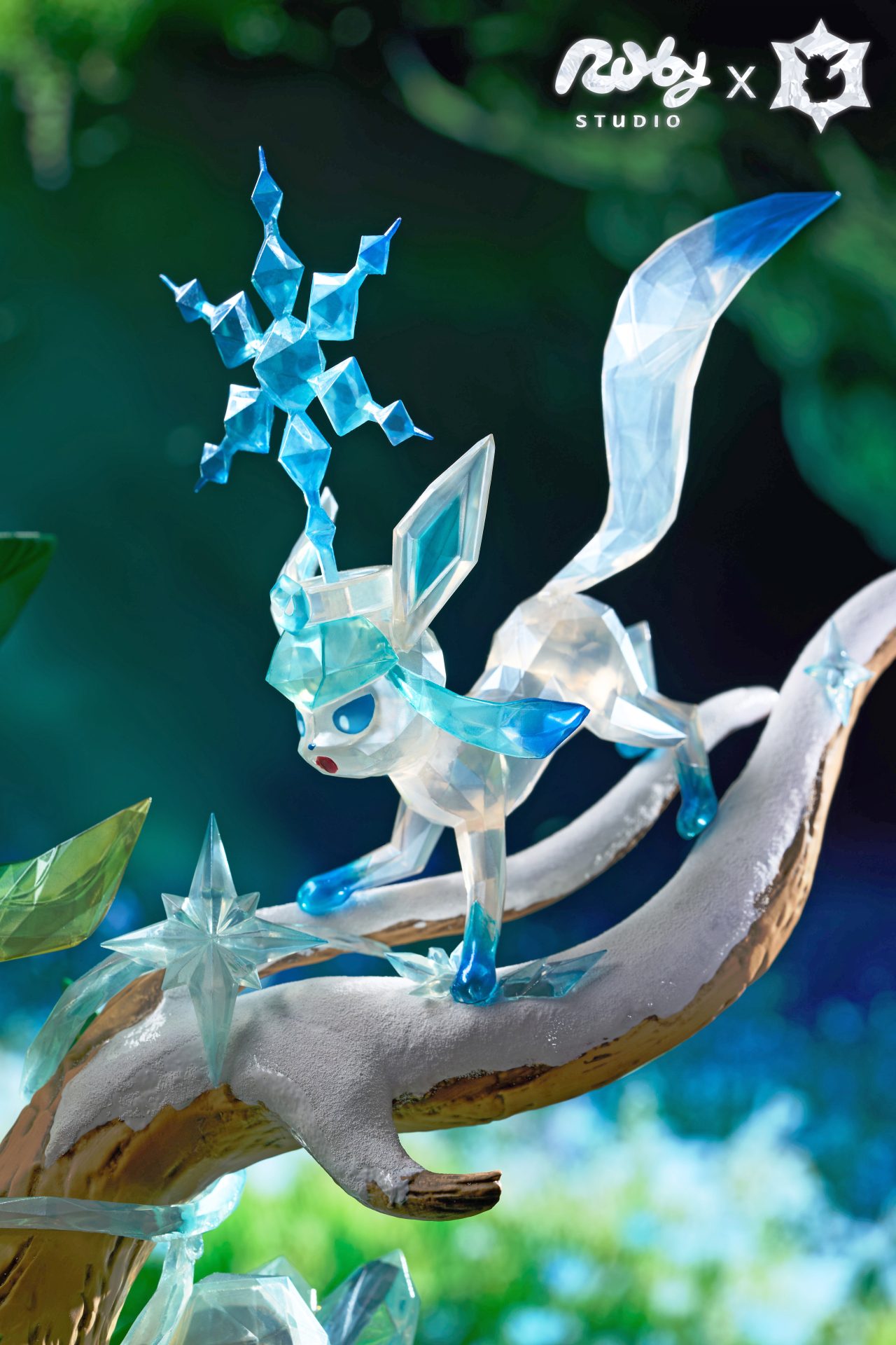 【Pre-order】Ruby Studio Terastal Eevee Forest #2 Leafeon & Glaceon GK ...