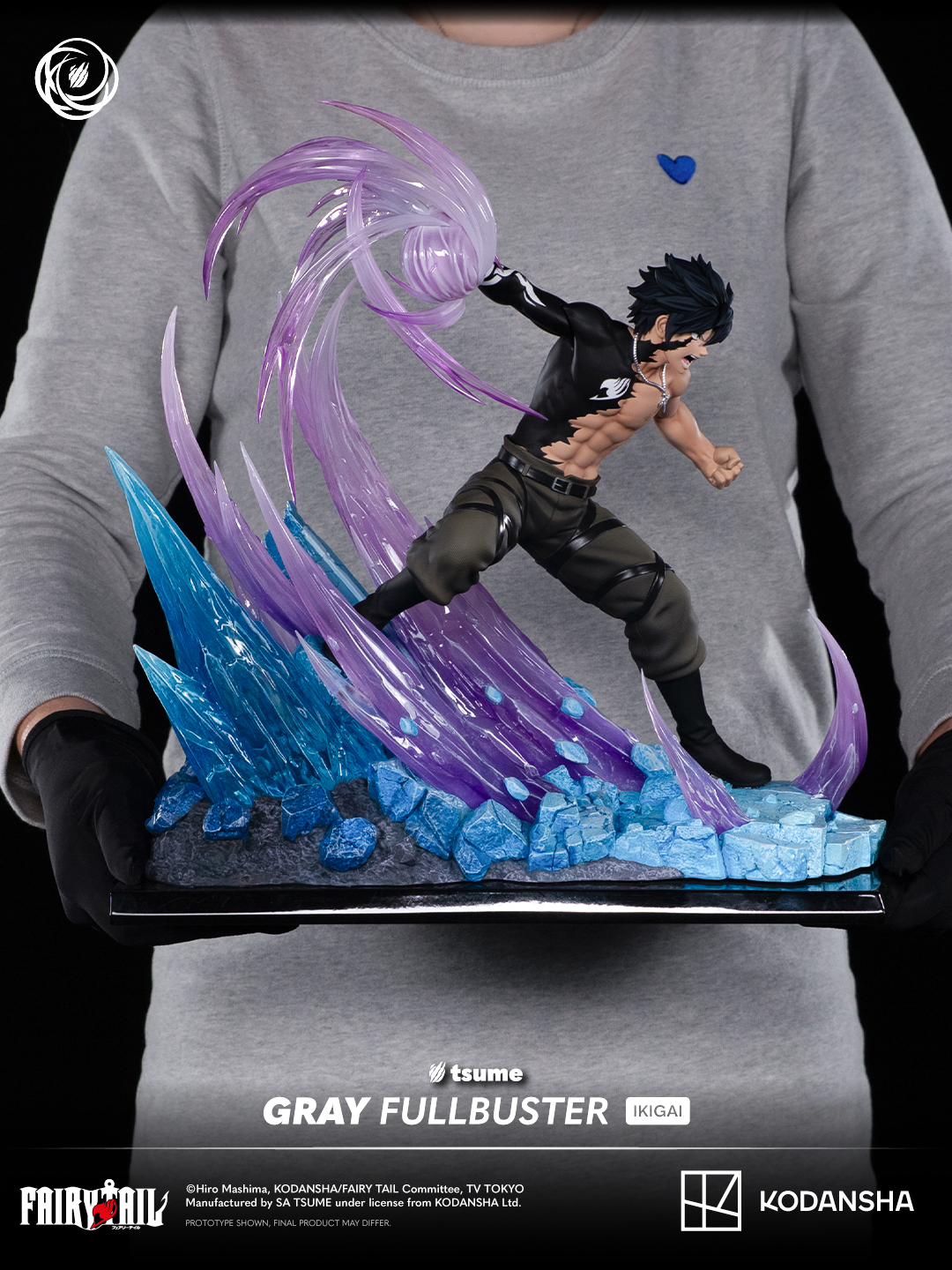 【Pre-order】Tsume Studio 1/6 Scale Fairy Tail Gray Fullbuster LICENSED ...