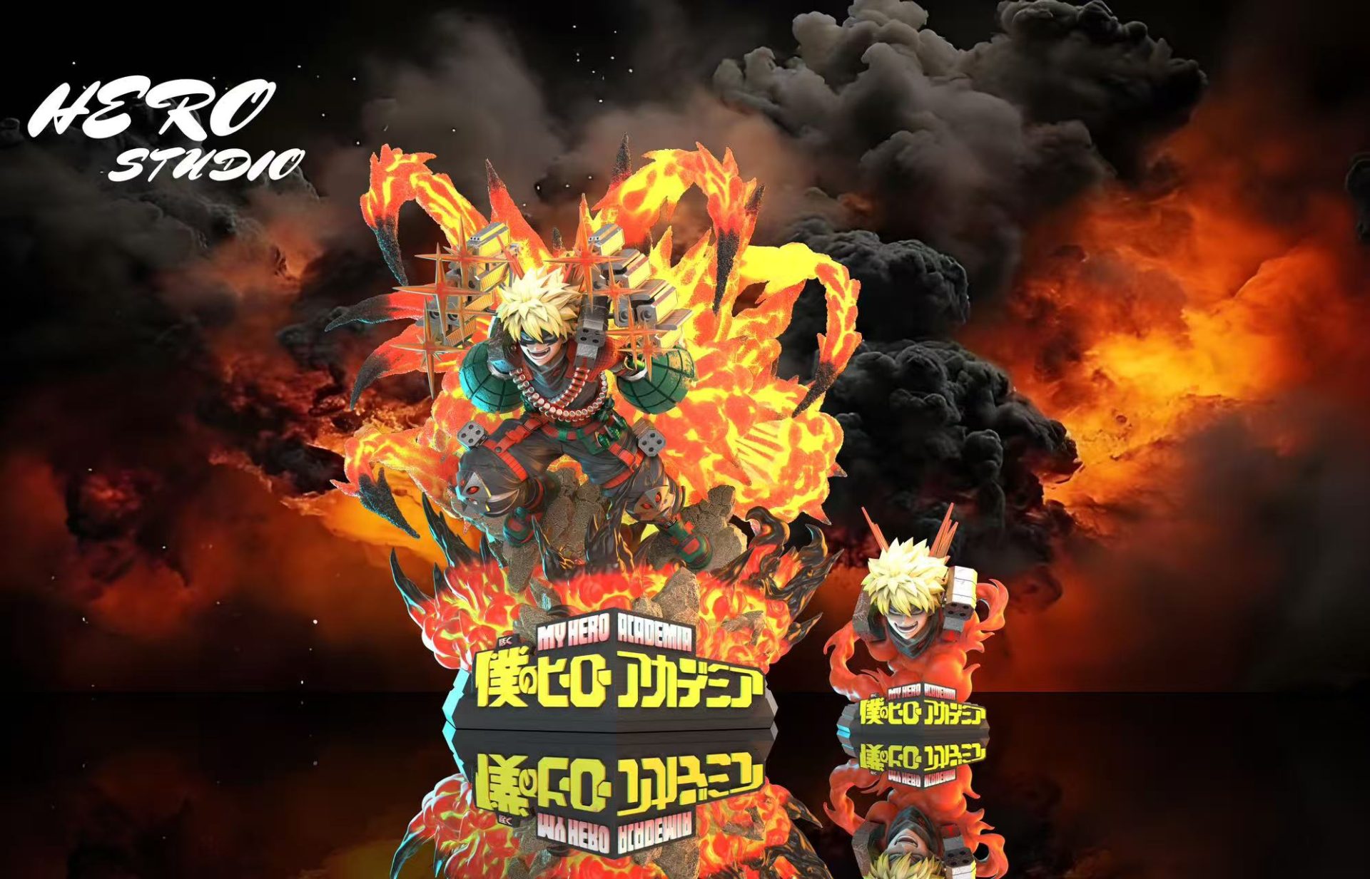 【Pre-order】HERO Studio 1/6 Scale Katsuki Bakugo Resin Statue - My Hero ...